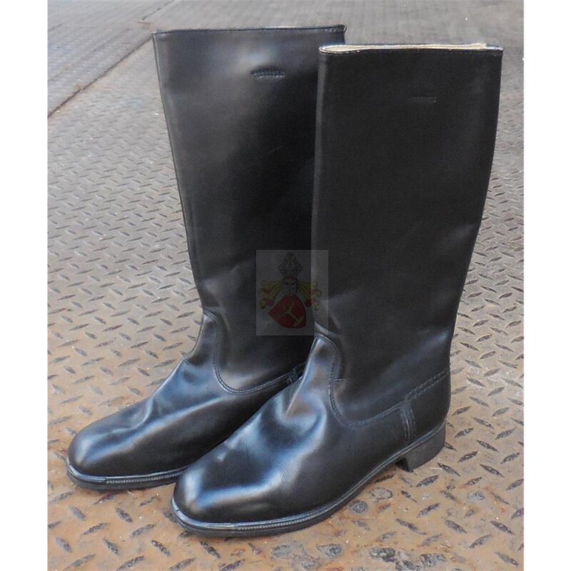 Lederstiefel NVA, Offizier glatt, ungetragen, 89,99