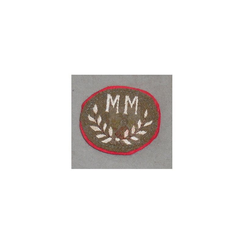 "MM" Mortar Man (Semi official) Insignia, 9,00